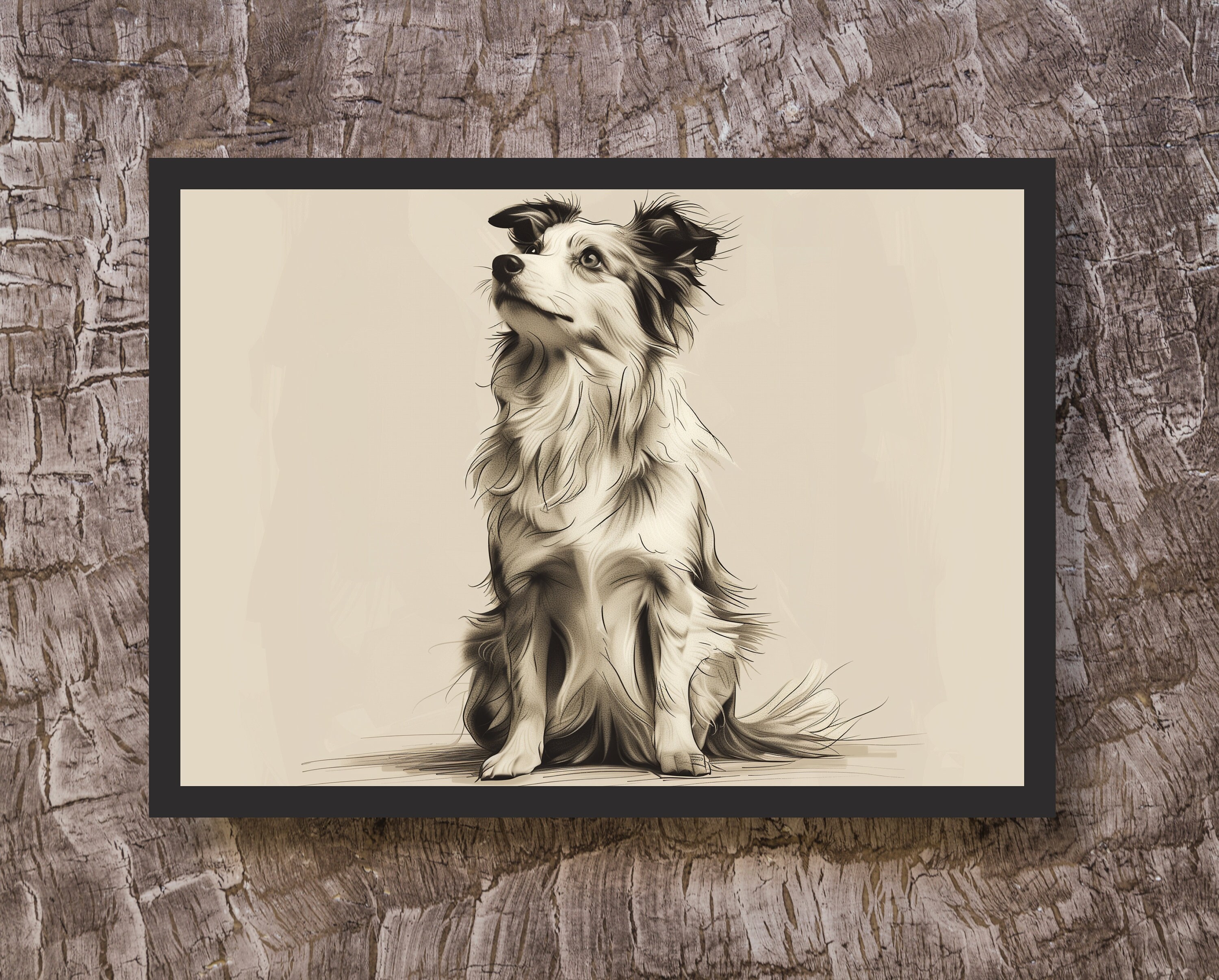 Australian Shepherd Poster Wall Art Prints Home Decor Dog Lover Gift ...