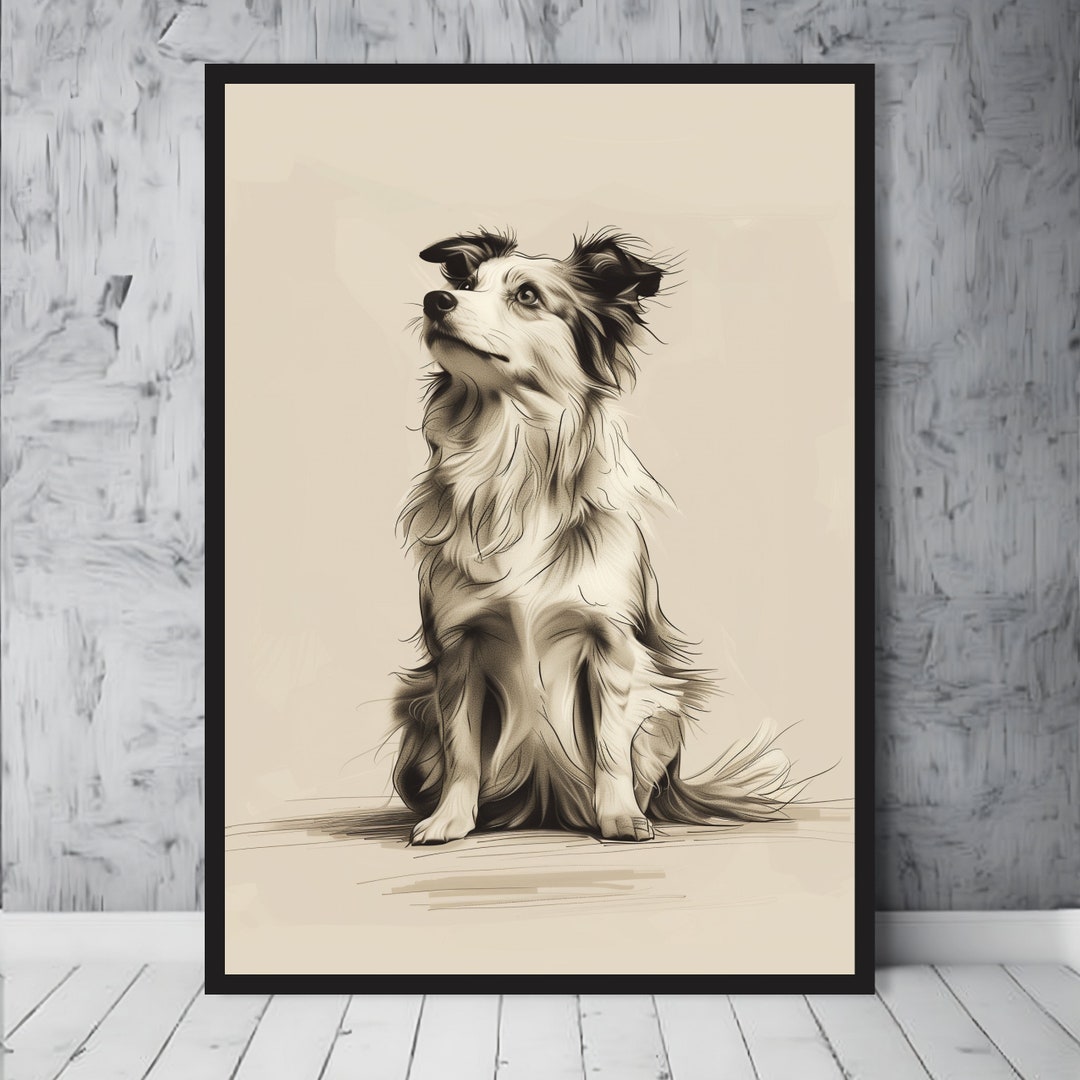 Australian Shepherd Poster Wall Art Prints Home Decor Dog Lover Gift ...