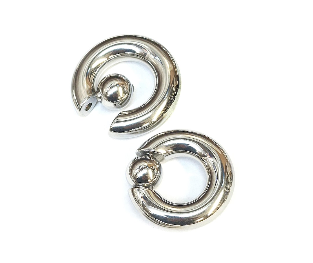 Titanium ASTM Implant Grade or Surgical Steel 316L Captive Bead Ring ...