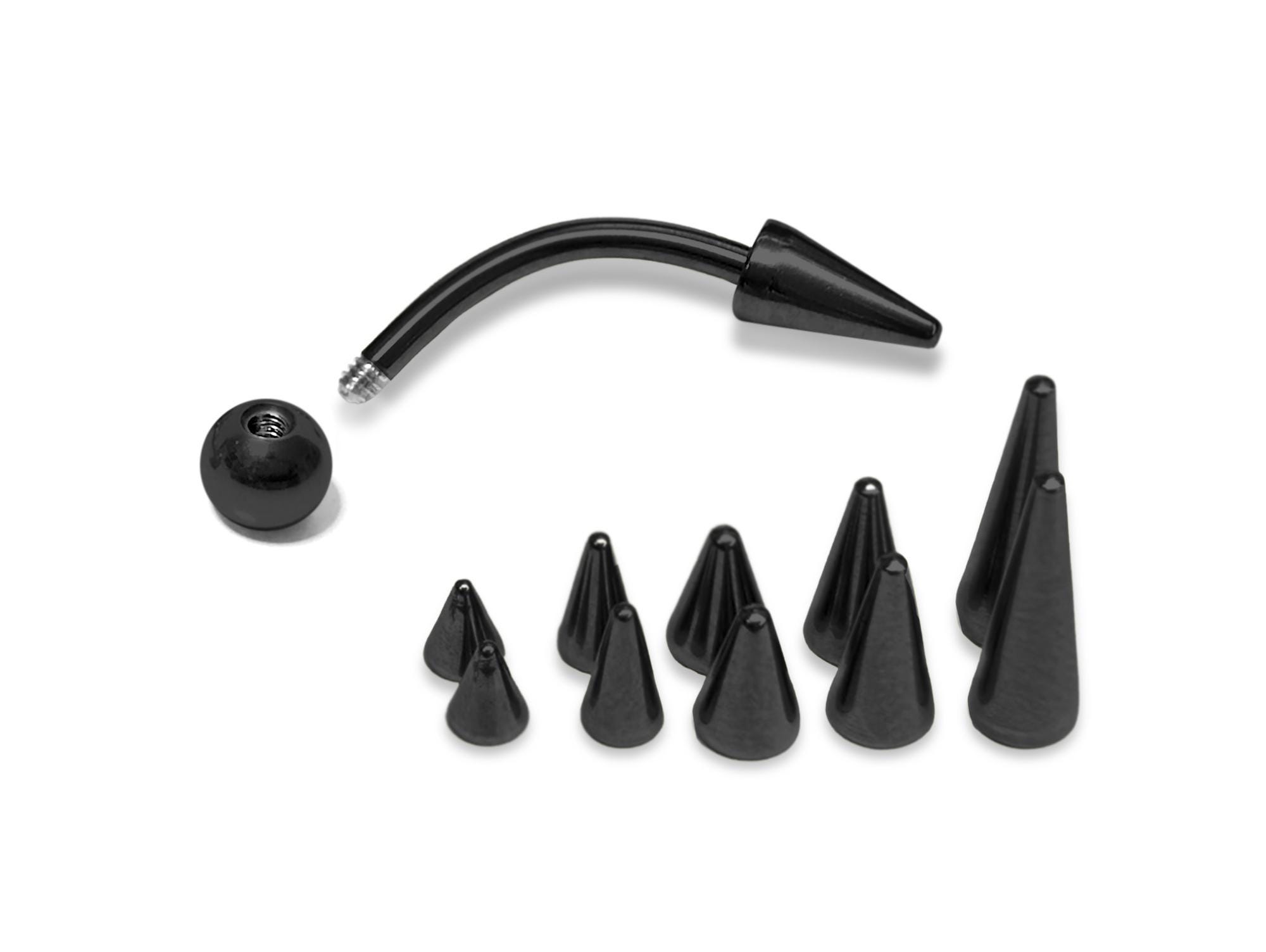 Titanium Spike Lip Piercing: Angel Fangs, Custom Cone Sizes - Etsy