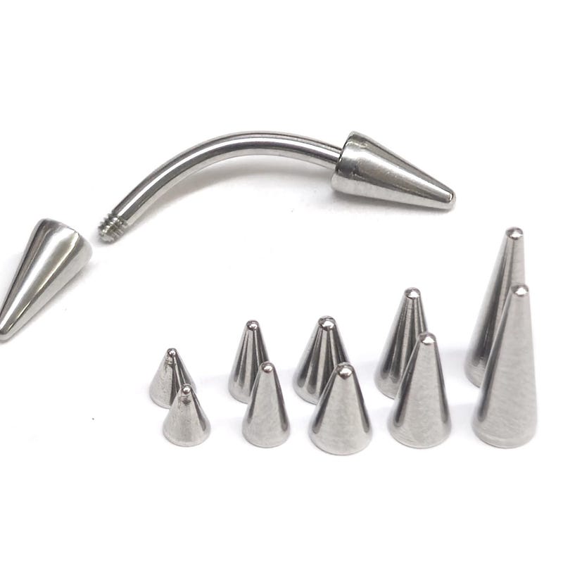 Eyebrow Spiked Barbell - Etsy UK