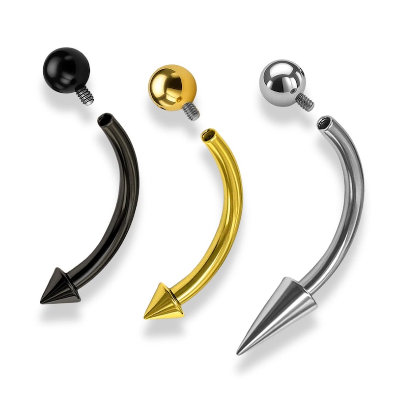 Vertical Labret Jewelry - Etsy