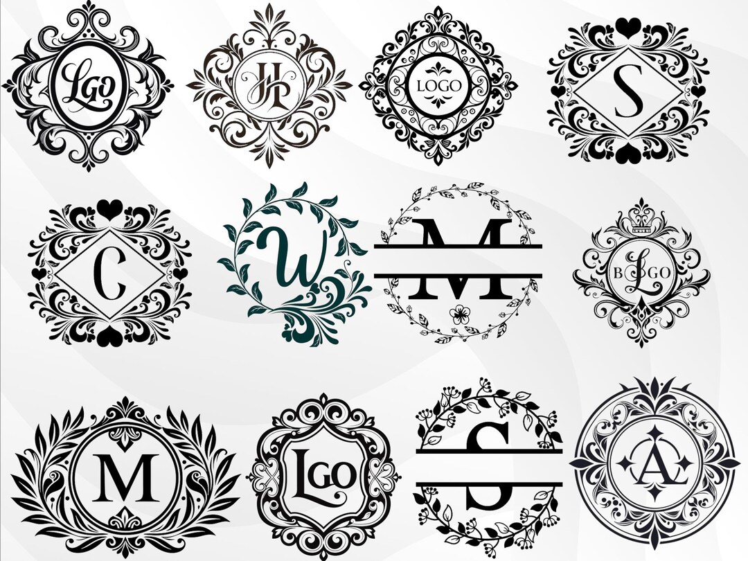 Teacher Monogram Svg, Family Monogram Svg Bundles, Teacher Gift Svg ...