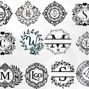 Teacher Monogram Svg, Family Monogram Svg Bundles, Teacher Gift Svg ...