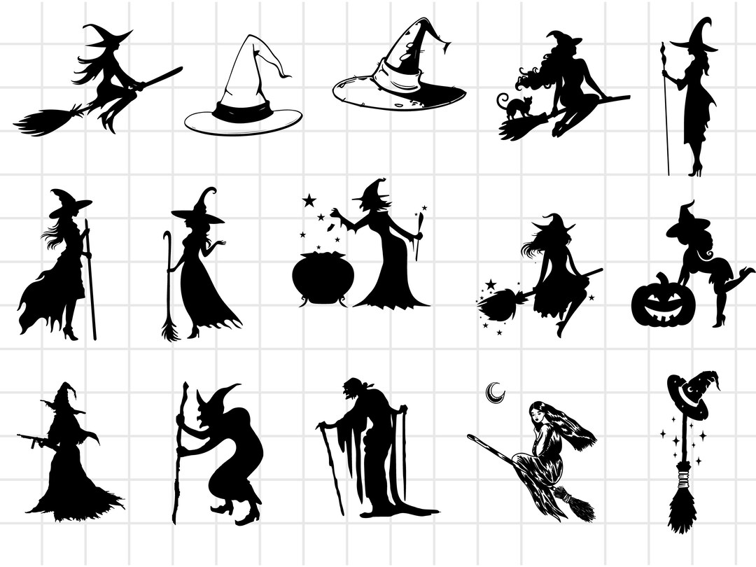 Witch SVG Bundle, Witch Png Bundle, Witch Svg Cut Files for Cricut ...