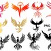 Phoenix SVG Bundle, Phoenix Clipart ,phoenix SVG Cut Files for Cricut ...