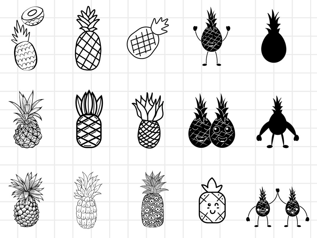 Pineapple Svg Bundle , Pineapple Svg, Pineapple Cut Files for Cricut ...