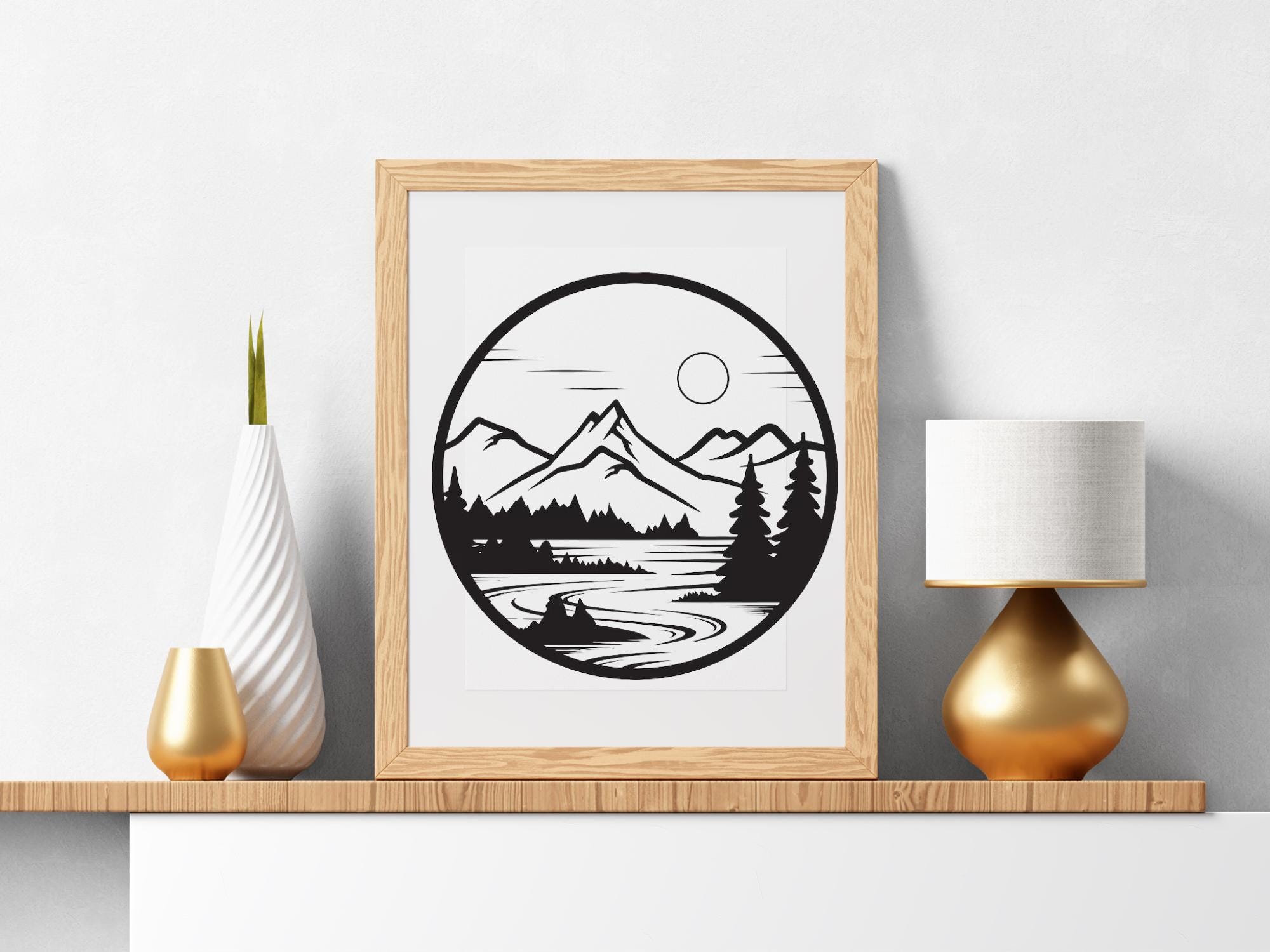 Landscape Svg Bundle, Forest PNG, Desert Scary Svg Bundles, Adventure ...