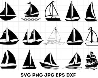 Sailing Boat SVG, Sailboat Svg, Sailing SVG, Sail Boat Cricut, Sailboat ...