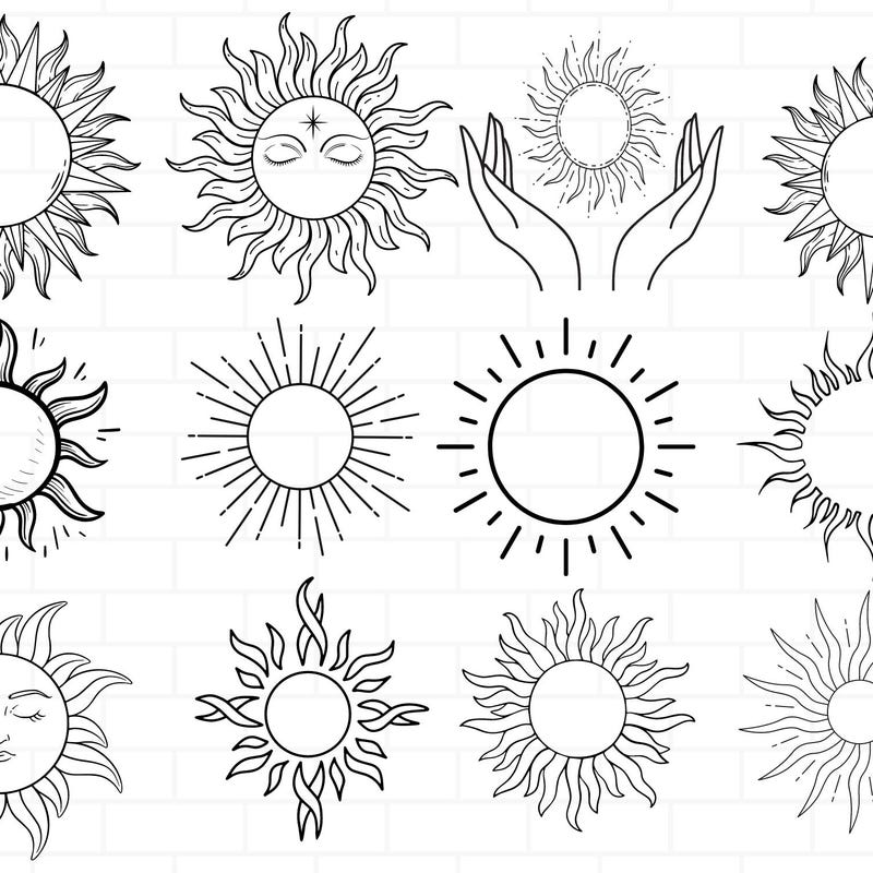 Sun Svg - Etsy
