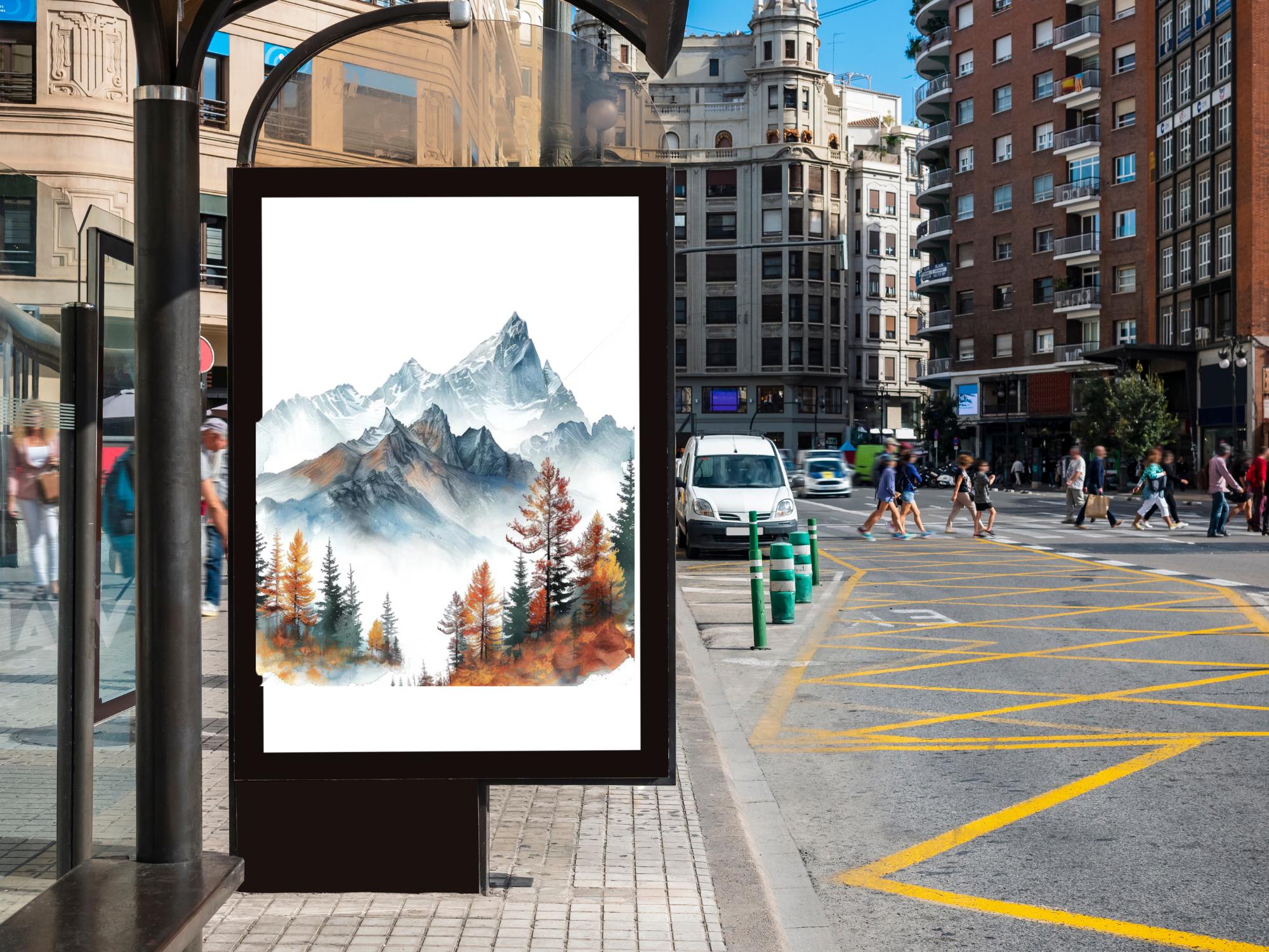 Water Color Mountain Svg Bundles, Mountain Svg Bundles, Mountain ...