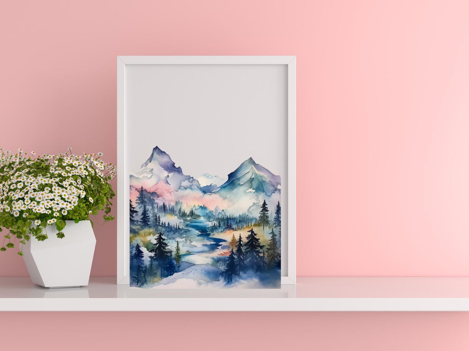 Water Color Mountain Svg Bundles, Mountain Svg Bundles, Mountain ...