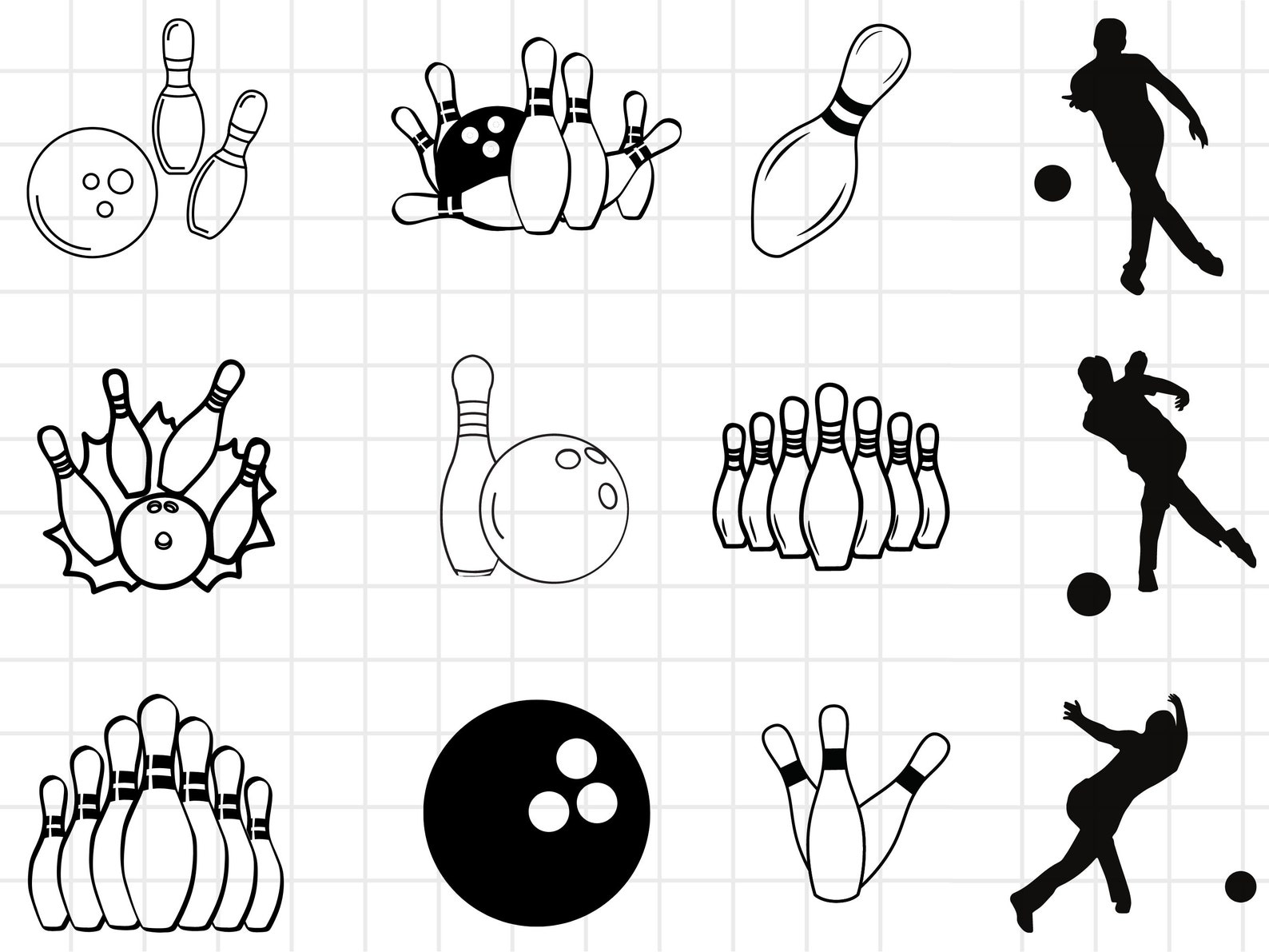 Bowling SVG Bundle, Bowling SVG PNG, Bowler Svg, Bowling Quotes Svg ...