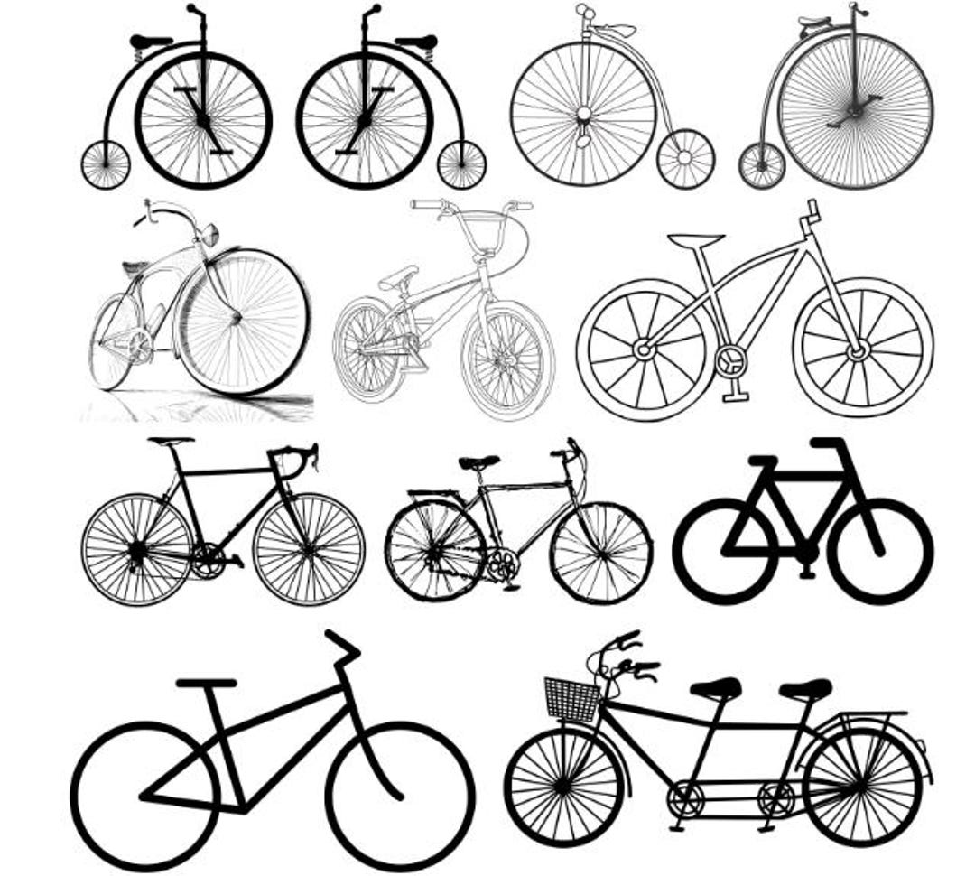 Bicycle Svg Bundle, Vintage Bike Svg, Bicycle Clipart, Bicycle ...