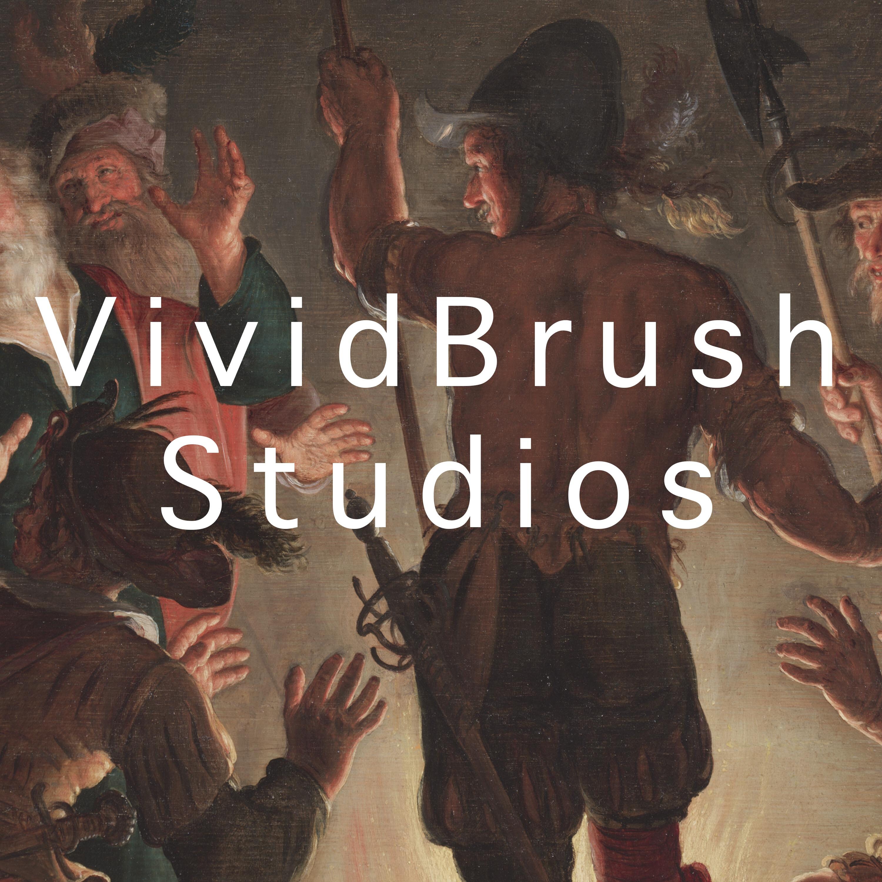 Antique Renaissance Scene, Classic Original Vintage Art Print ...