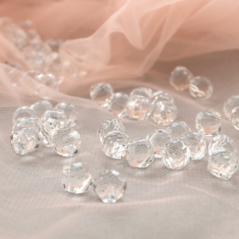 Clear Glass Buttons - Etsy