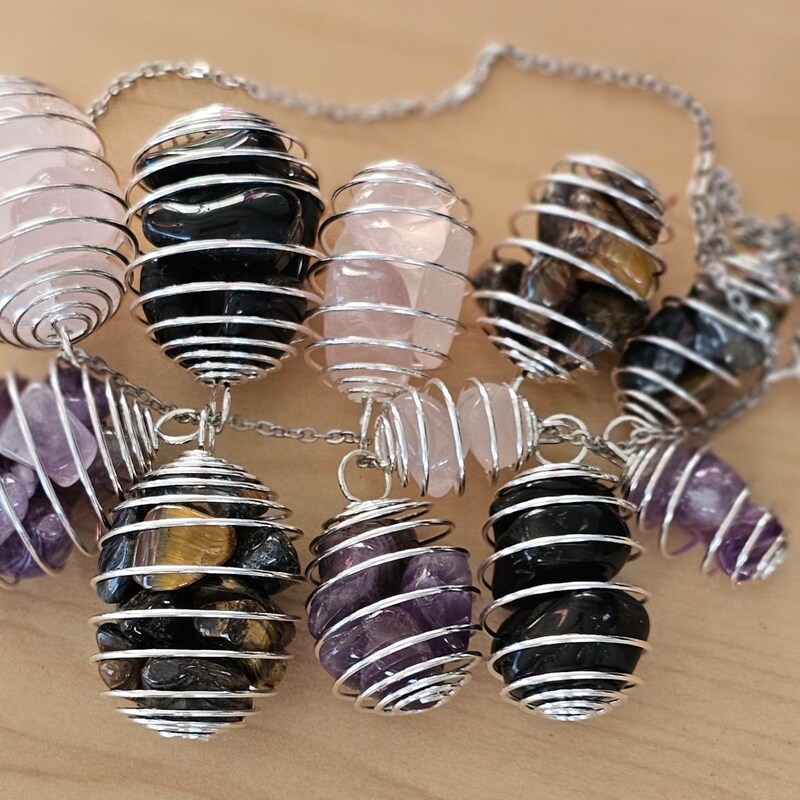 Crystal Cage Necklace - Etsy