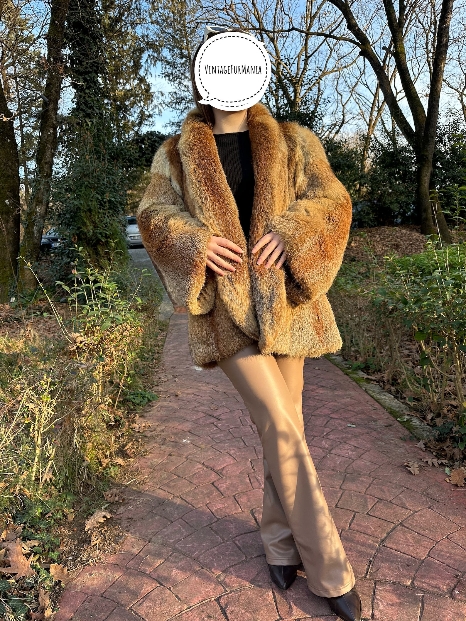 Red Fox Fur Coat, Real Fur Coat, Fox Fur Coat, Fox Coat, Fur Coat ...