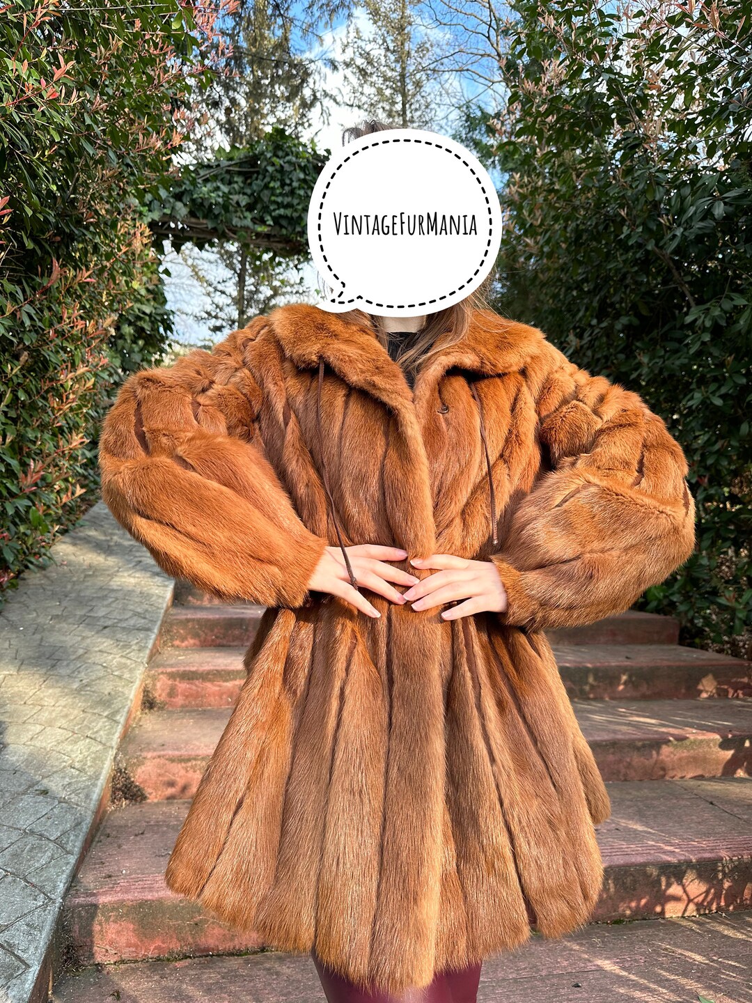 Golden Mink Jacket, Medium Mink Jacket, M/L Mink Fur Coat, Vintage Fur ...
