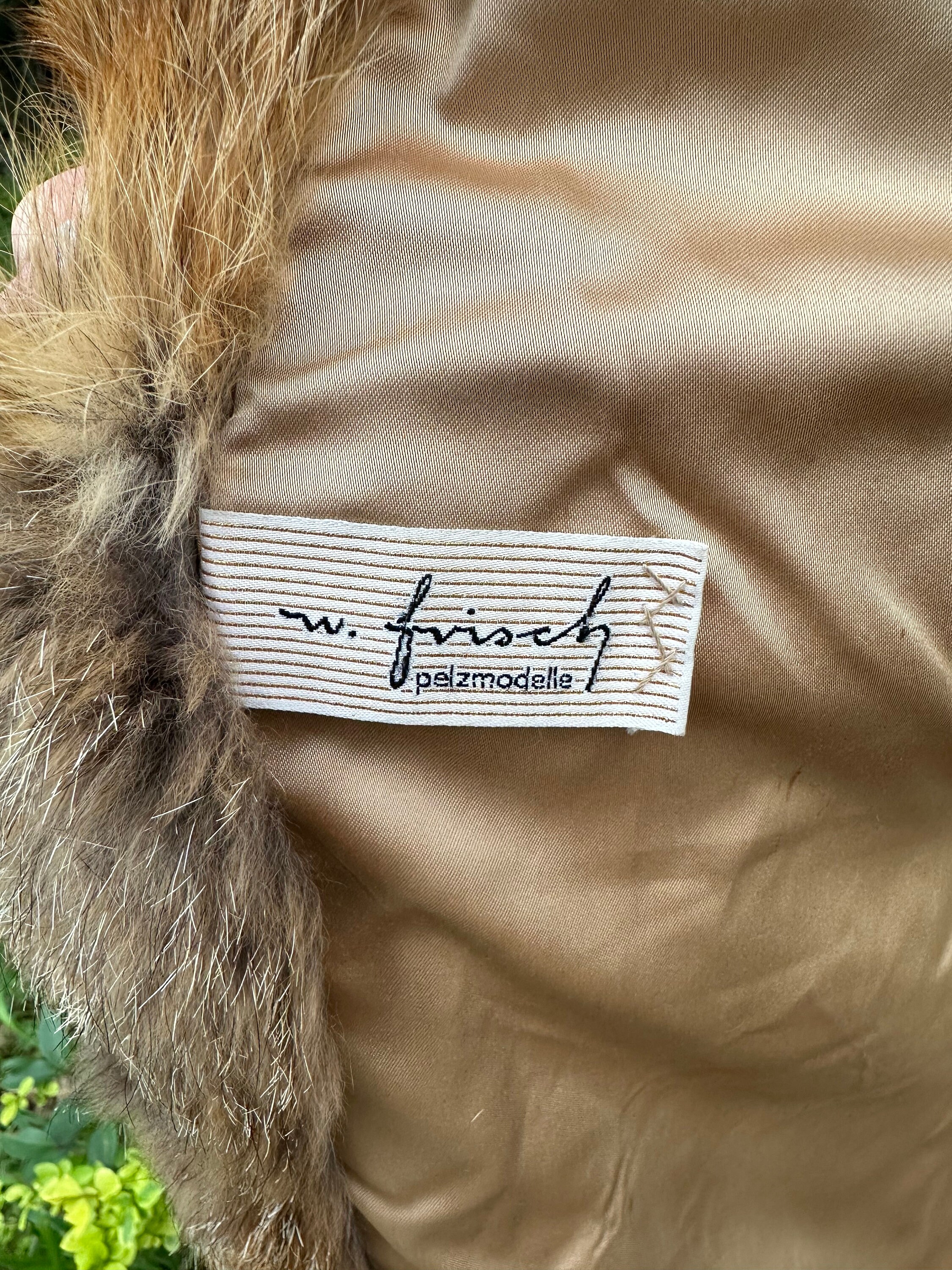 Fluffy Red Fox Fur Jacket, Soft Vintage Red Fox Jacket, L Size Fox Fur ...