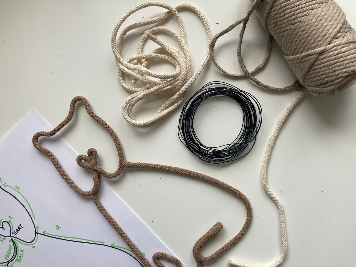 Knitted Wire Lion Template & Tutorial: Nursery Decor (PDF Download) - Etsy