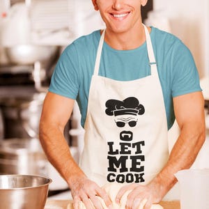 Let Me Cook Chef Apron Coat Png Svg Grilling Cooking Funny Gift for ...