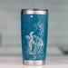 Sea Rays Turtles Sea Scene Ocean Engraved Full Wrap 20oz YETI Tumbler ...