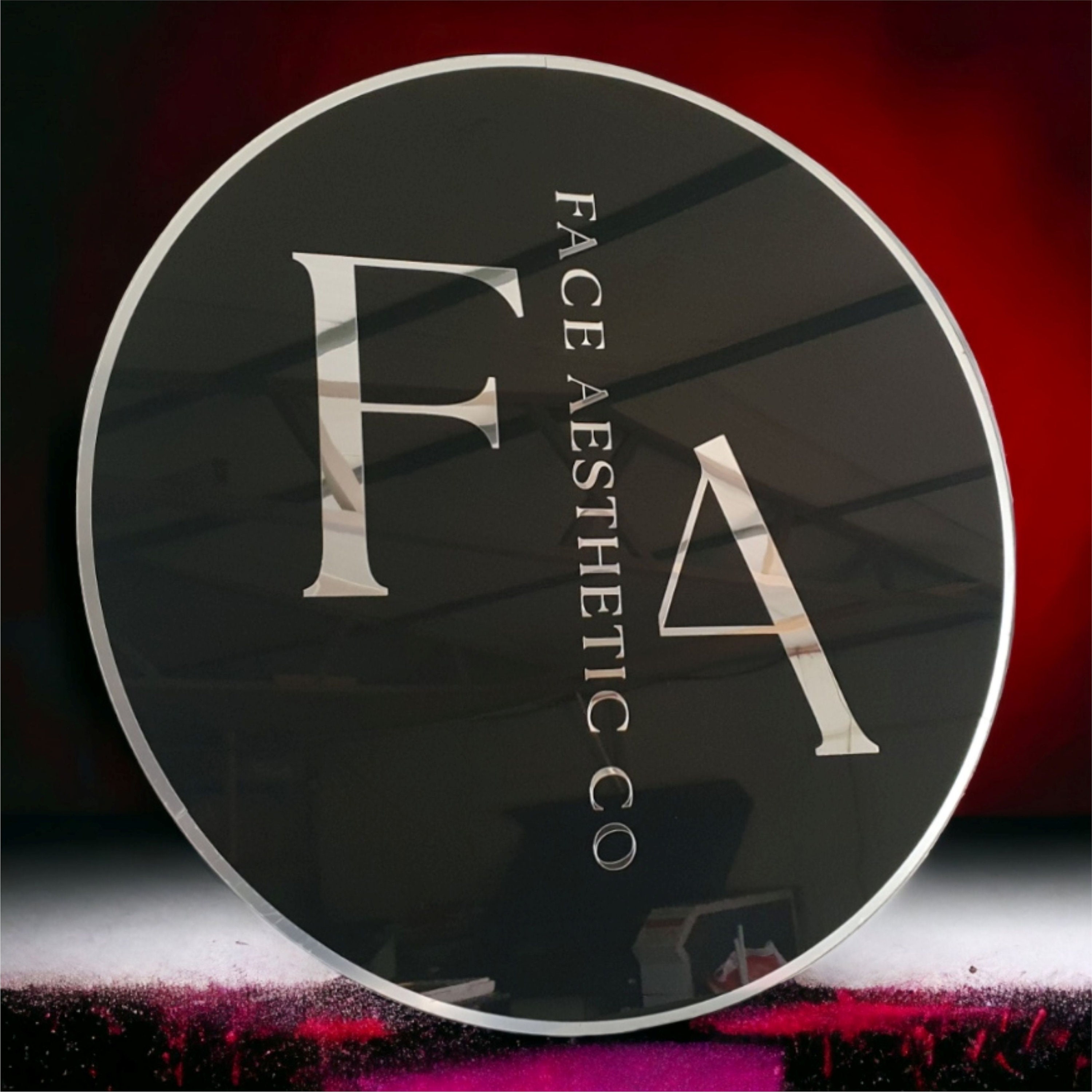 Black Logo Sign, Acrylic Custom Logo Decoration, Office Sign, Business ...