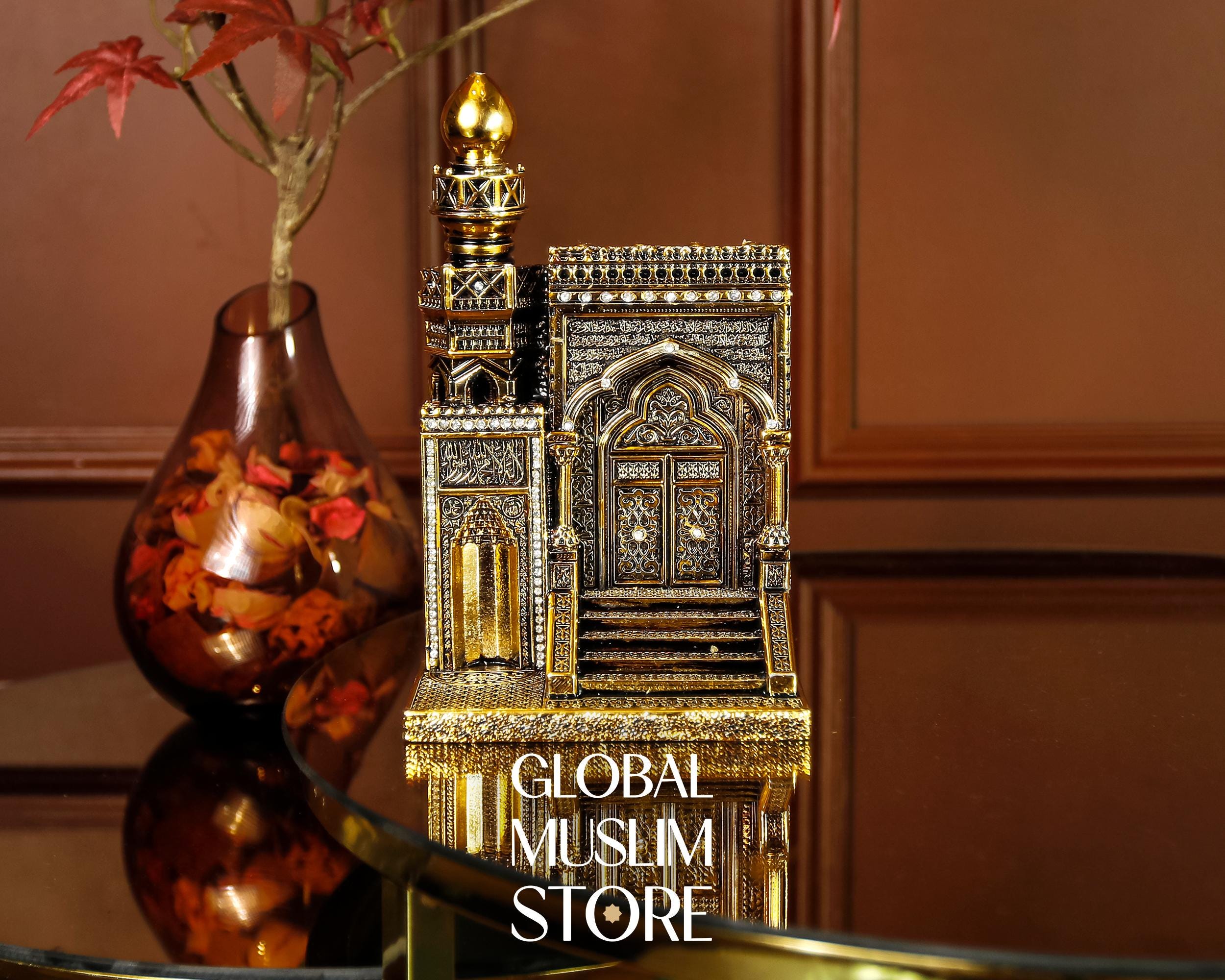 Islamic Mihrab and Minbar Decor – Mosque Masjid Decor | Gold Plated ...