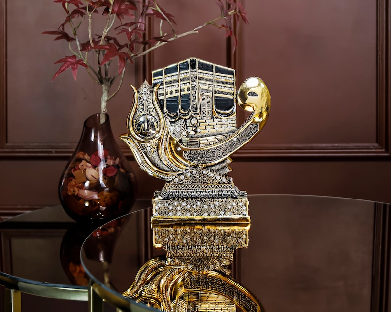 Kaaba Vav Allah Ornament, Islamic Artwork, Muslim Art, Islamic Home ...