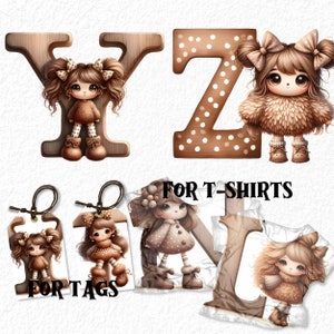 Dolls Png Alphabet Png Dolls Decorative Letters Dolls Alphabet Letters ...