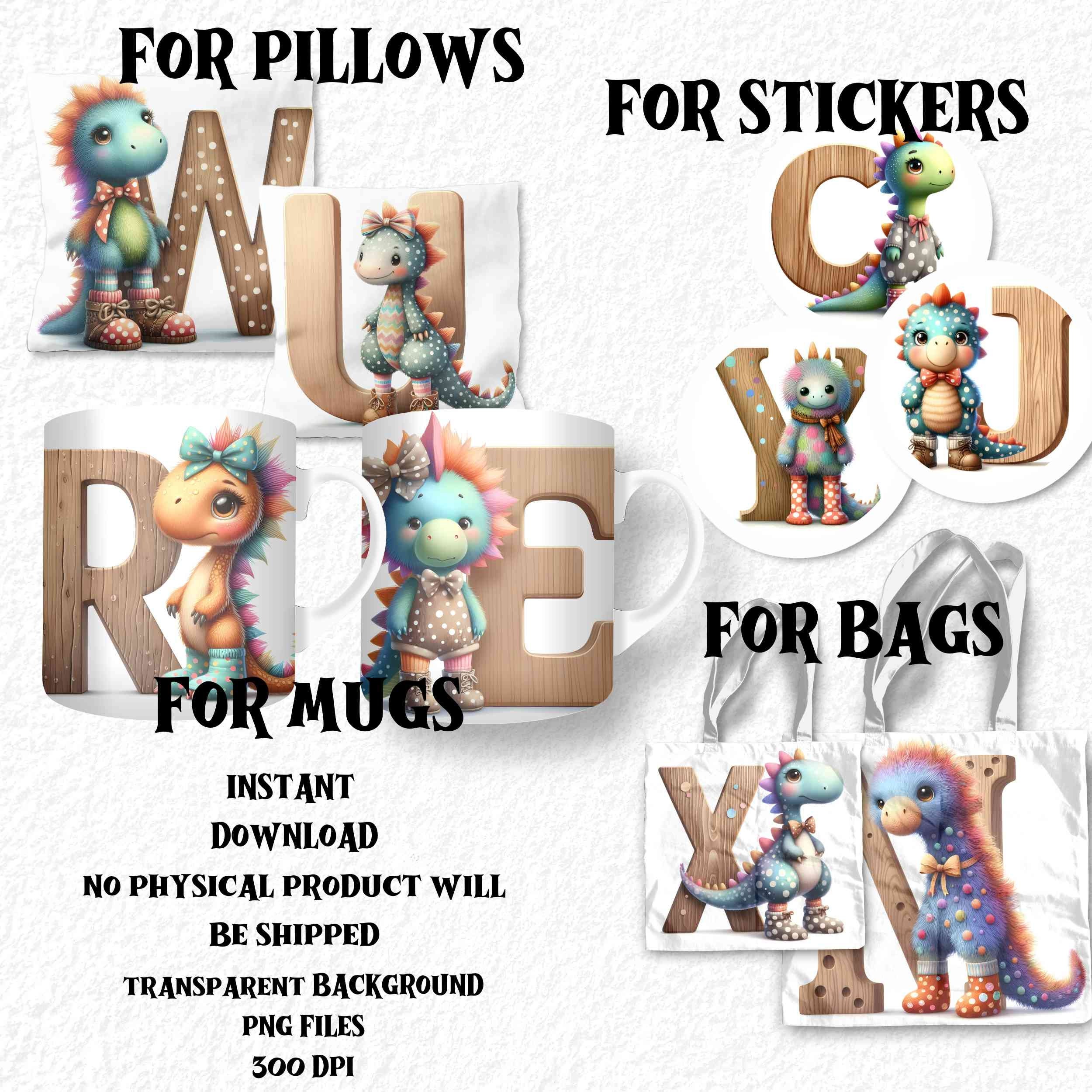 Dinosaur Png Dinosaur Alphabet Png Decorative Letters Animal Alphabet ...