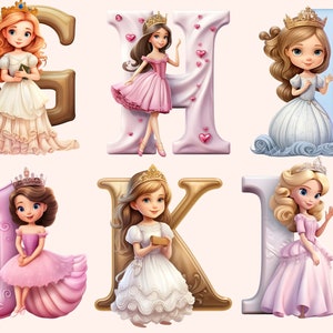 Princess Png Alphabet Png Princess Decorative Letters Princess Alphabet ...
