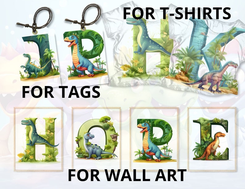 Dinosaur Png Dinosaur Alphabet Png Decorative Letters Animal Alphabet ...