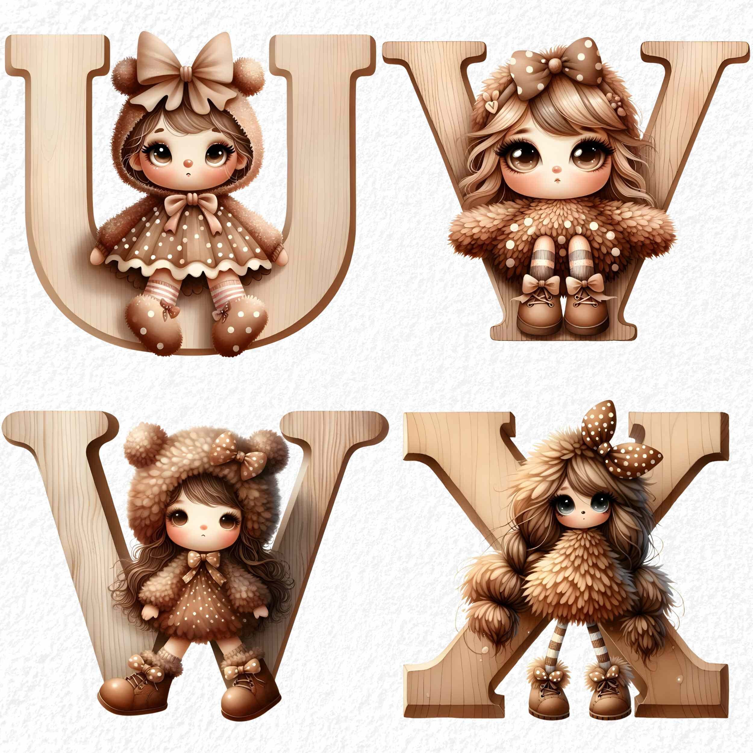Dolls Png Alphabet Png Dolls Decorative Letters Dolls Alphabet Letters ...