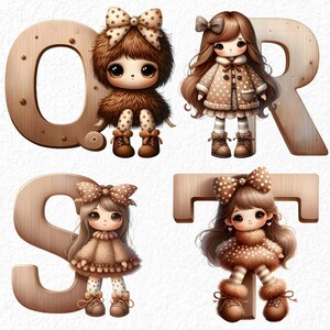 Dolls Png Alphabet Png Dolls Decorative Letters Dolls Alphabet Letters ...