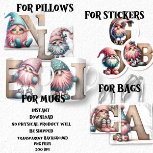 Gnomes Letters Png Gnomes Alphabet Png Decorative Letters Wooden ...