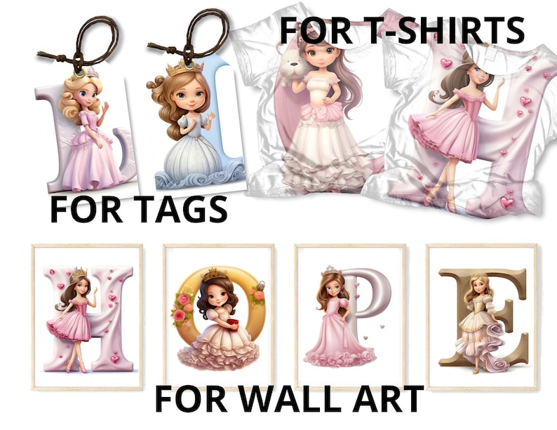 Princess Png Alphabet Png Princess Decorative Letters Princess Alphabet ...