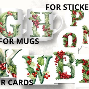 Christmas Png Christmas Alphabet Png Decorative Letters Christmas ...