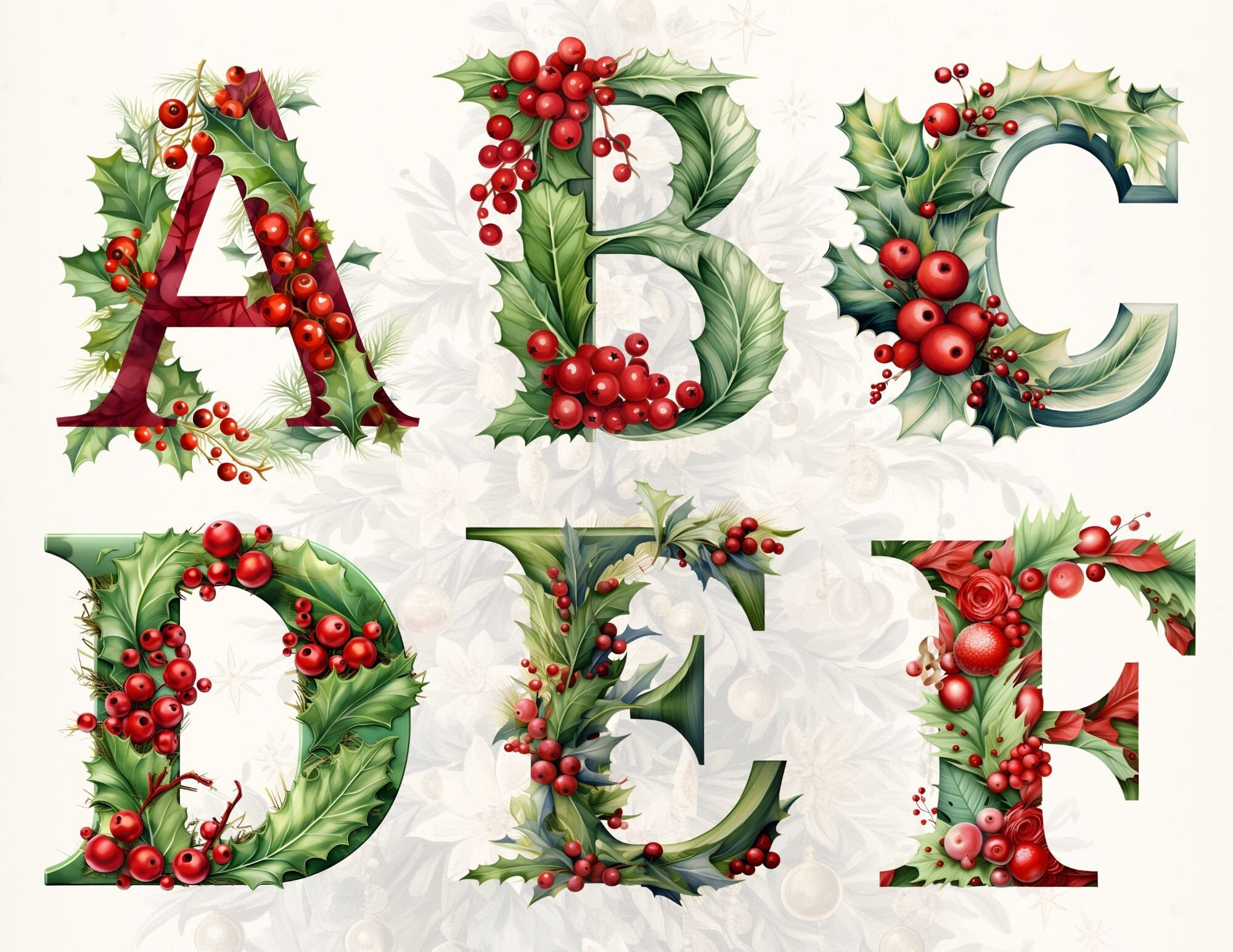 Christmas Png Christmas Alphabet Png Decorative Letters Christmas ...