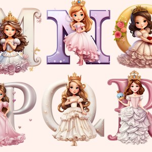 Princess Png Alphabet Png Princess Decorative Letters Princess Alphabet ...