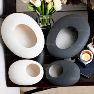 Imitation Pebble Minimalist Aesthetic Art Ashtray, Simple Decorative ...