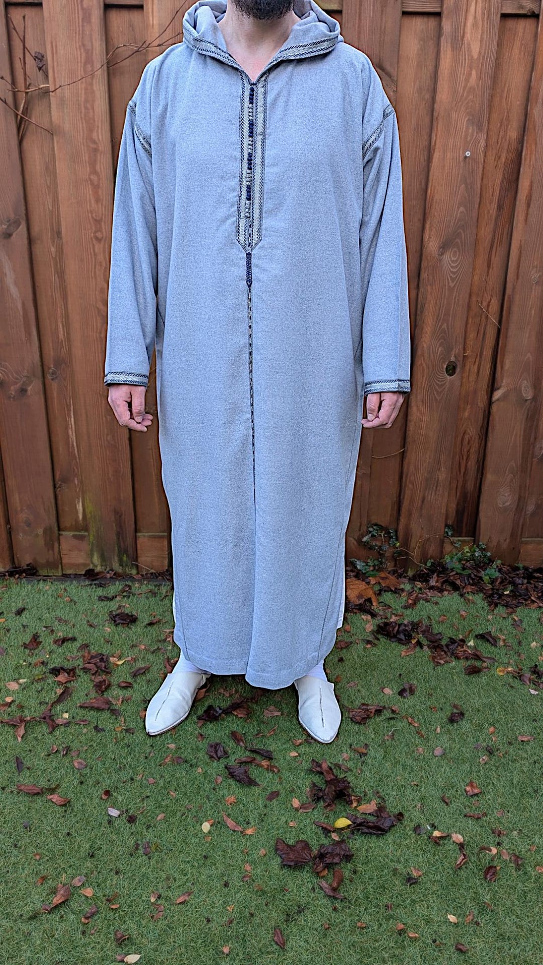 Moroccan Men's Djellaba light Blue - Etsy