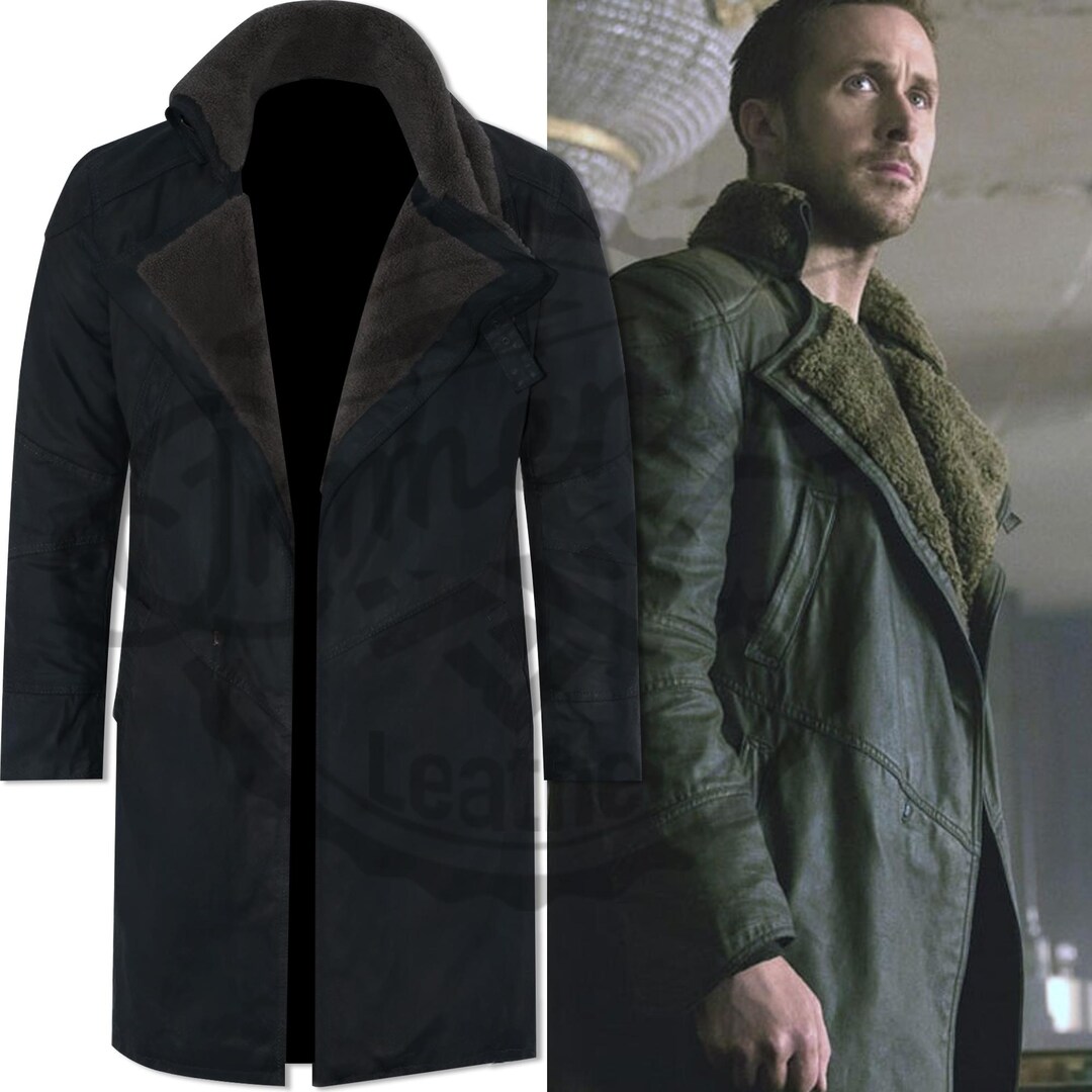Handmade Ryan Gosling Blade Runner 2049 Cosplay Black Long Coat - Etsy