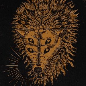 Fear and Hunger Moonless A4 A3 A5 Art Print - Etsy