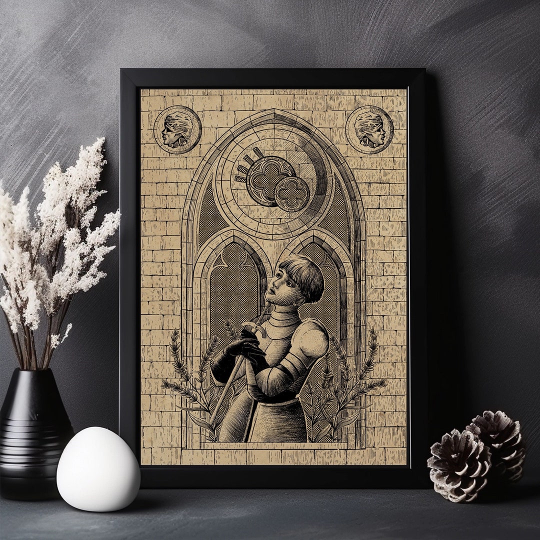 Fear and Hunger D'arce A4 A3 Art Print Engraving Illustration Gaming ...
