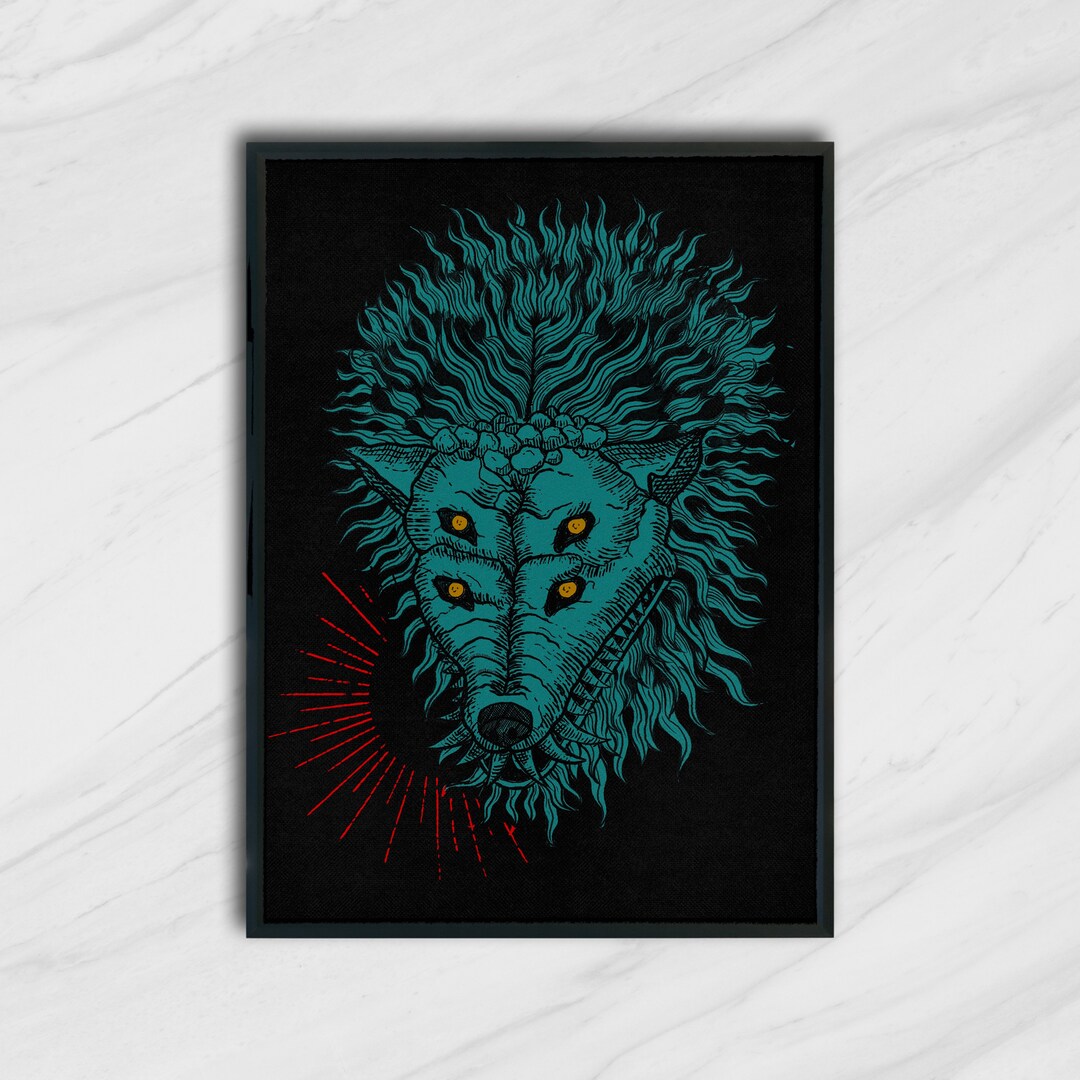 Fear and Hunger Moonless A4 A3 A5 Art Print - Etsy