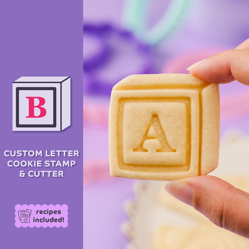 Block Letter Cookie Cutters - Etsy