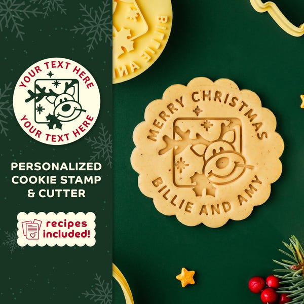 Personalized Cookie Stamp - Etsy
