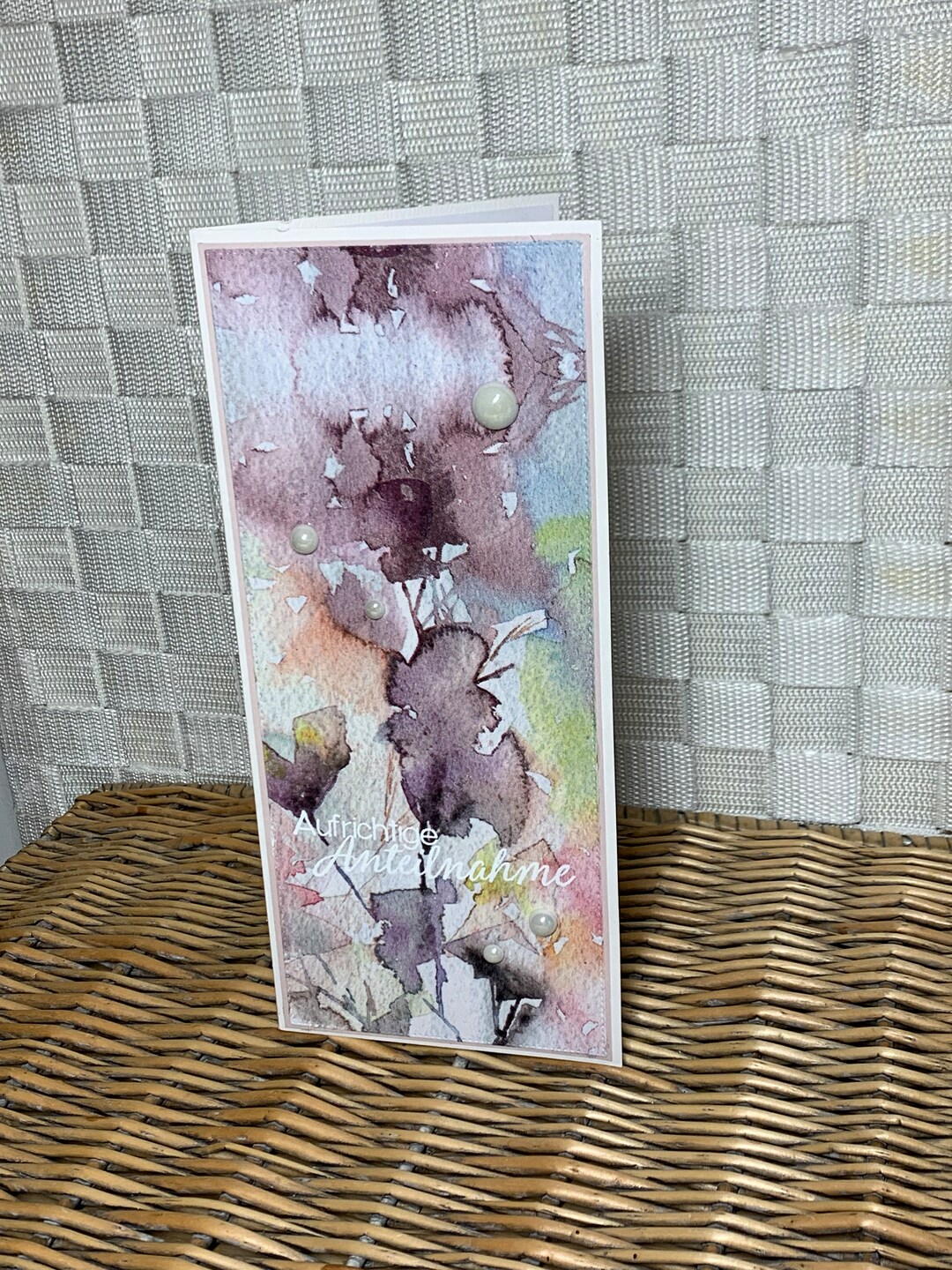 Mourning Card Sympathy Card Condolence Card Decoupage - Etsy